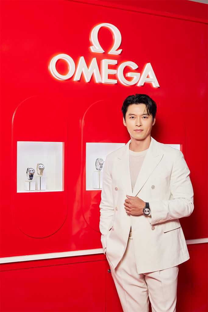 Hyun Bin and Han So-hee Graced Seoul's OMEGA Paris 2024 Pop-Up