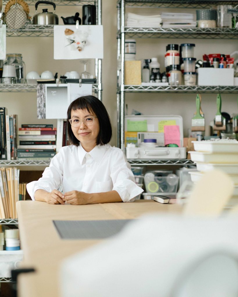 Artist Grace Tan Uses Marble To Capture The Lady Dior's Elegance